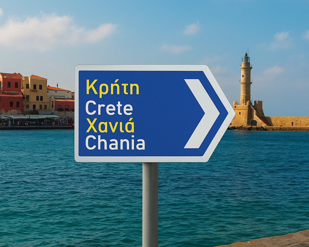 Greek Road Signs Made in Australia | Miss Ble Blu