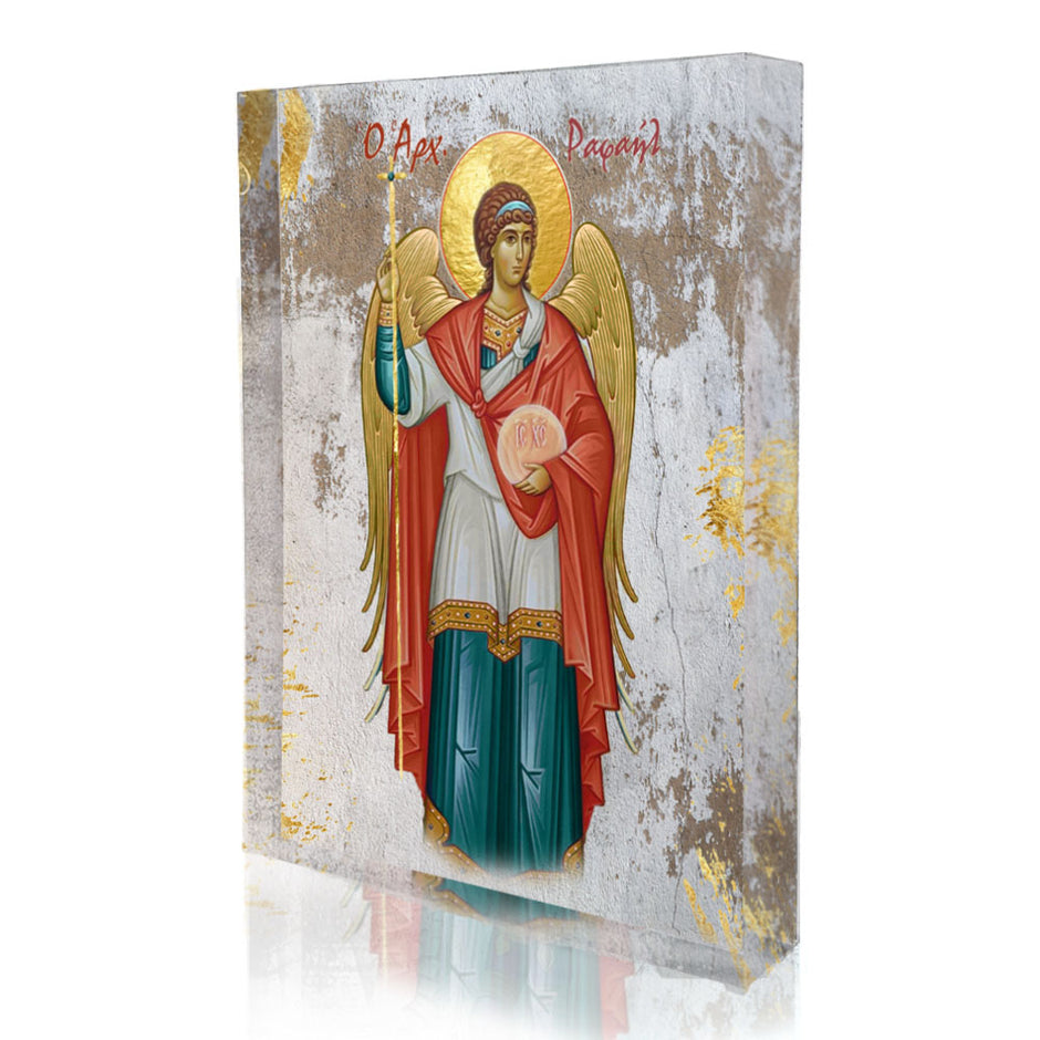 Archangel Raphael Greek Orthodox Icon | Greek Shop Oakleigh – Miss Ble Blu