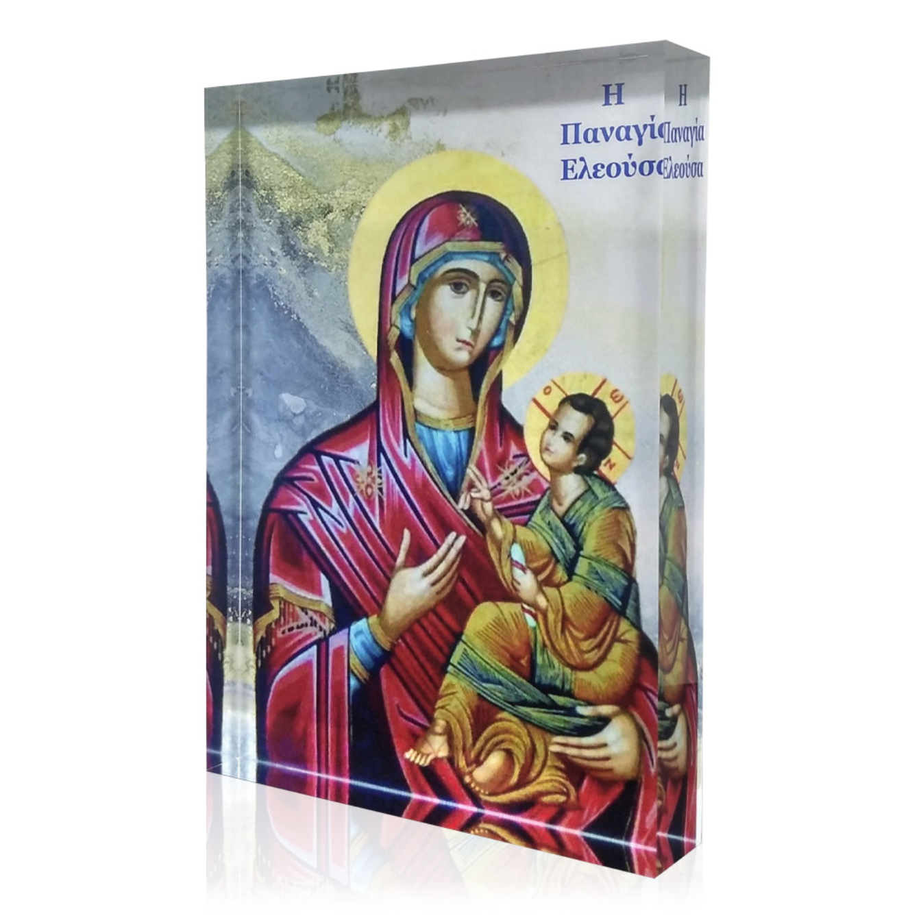 Panayia Eleousa Orthodox Icon | Greek Handmade Icon | AU – Miss Ble Blu