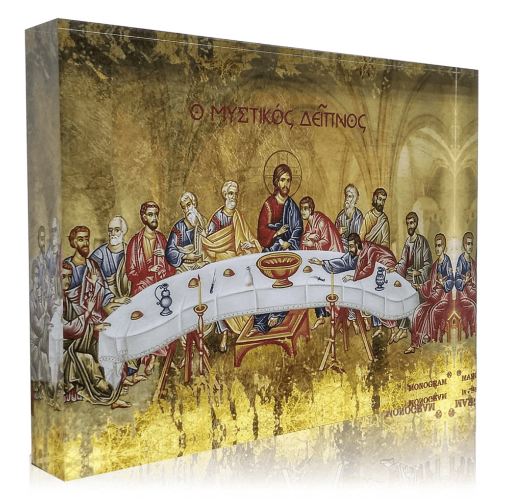 The Last Supper Greek Orthodox Icon | Handmade Icon – Miss Ble Blu