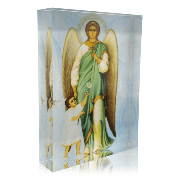 Protection Angel Greek Orthodox Icon | Handmade Icon – Miss Ble Blu